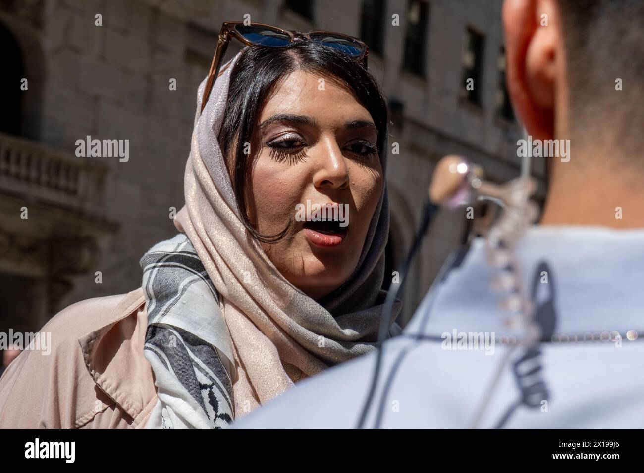 New York, United States. 15th Apr, 2024. Within Our Lifetime co-founder ...