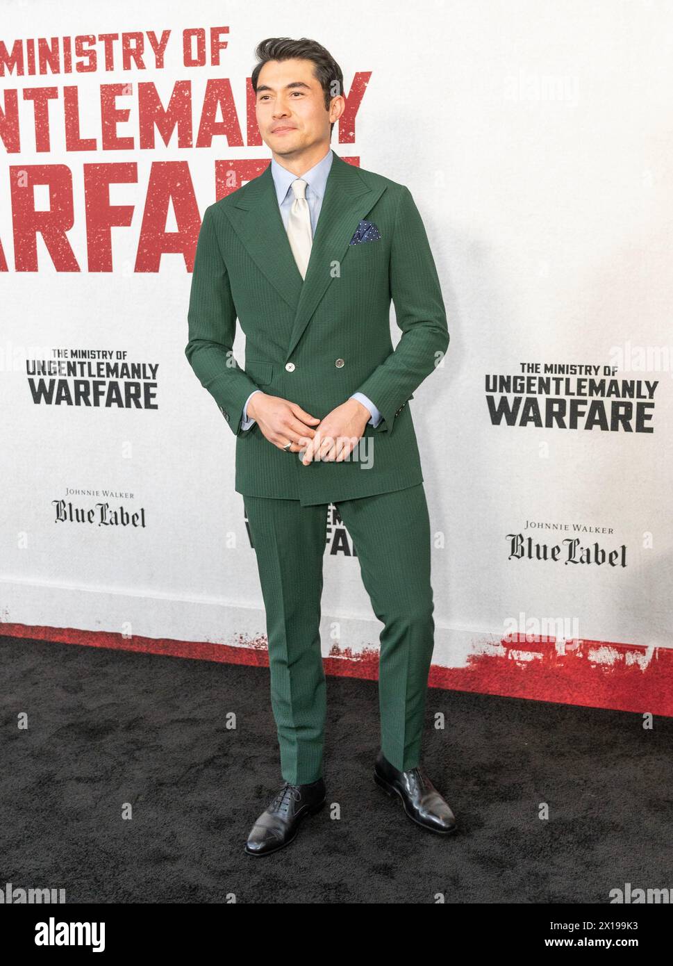 New York, USA. 15th Apr, 2024. Henry Golding attends premiere of The ...