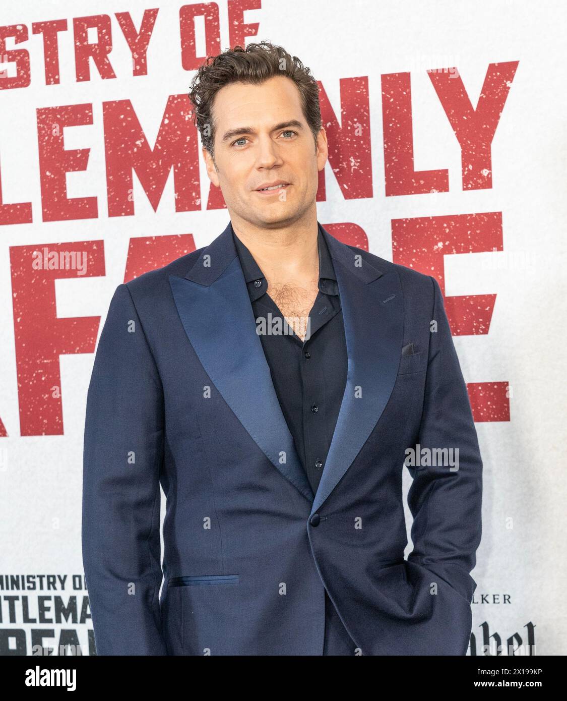 New York, USA. 15th Apr, 2024. Henry Cavill attends premiere of The ...