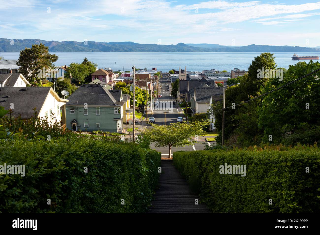 Downtown Astoria, Oregon Stock Photo - Alamy