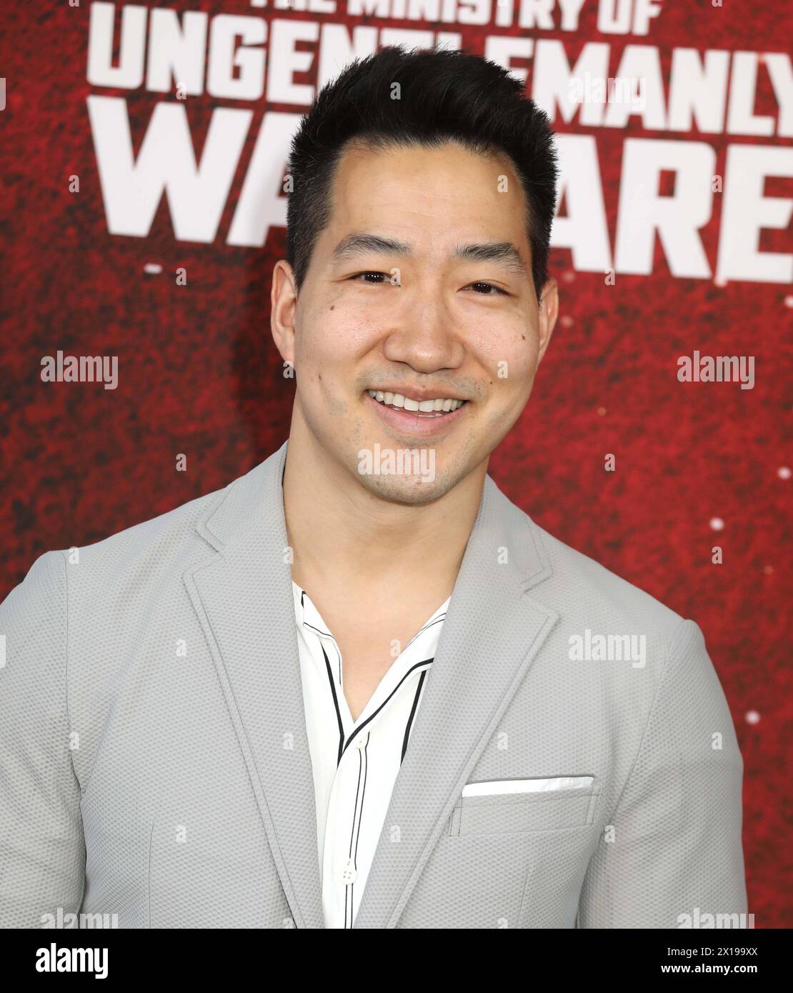 April 15, 2024, New York, New York, USA: Dancer ALEX WONG seen at the ...