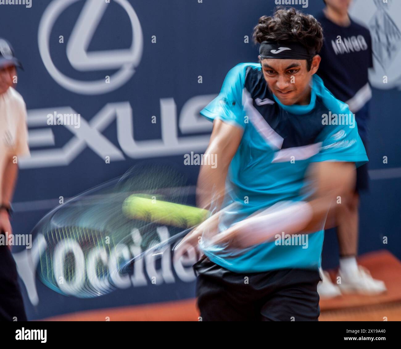 Barcelona, Spain. 15th Apr, 2024. Daniel Rincon of Spain seen in action ...