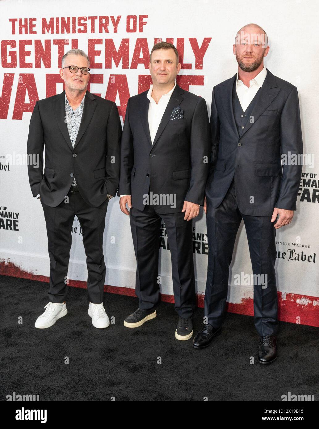 New York, USA. 15th Apr, 2024. Chad Oman, John Friedberg and Ivan ...