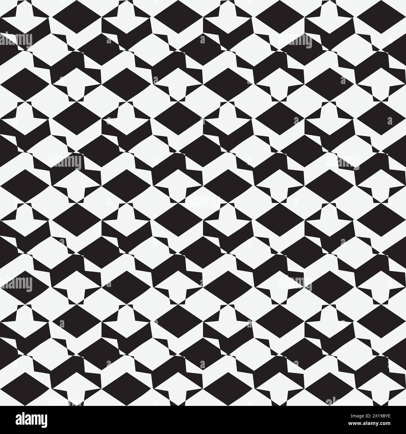 Black and white geometric pattern with shapes on white flooring The ...