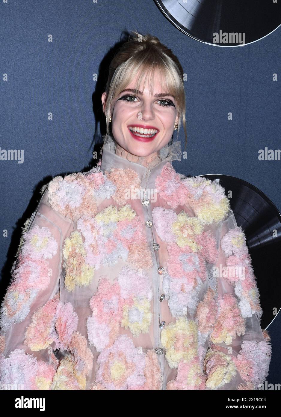 Los Angeles, California, USA 15th April 2024 Actress Lucy Boynton ...