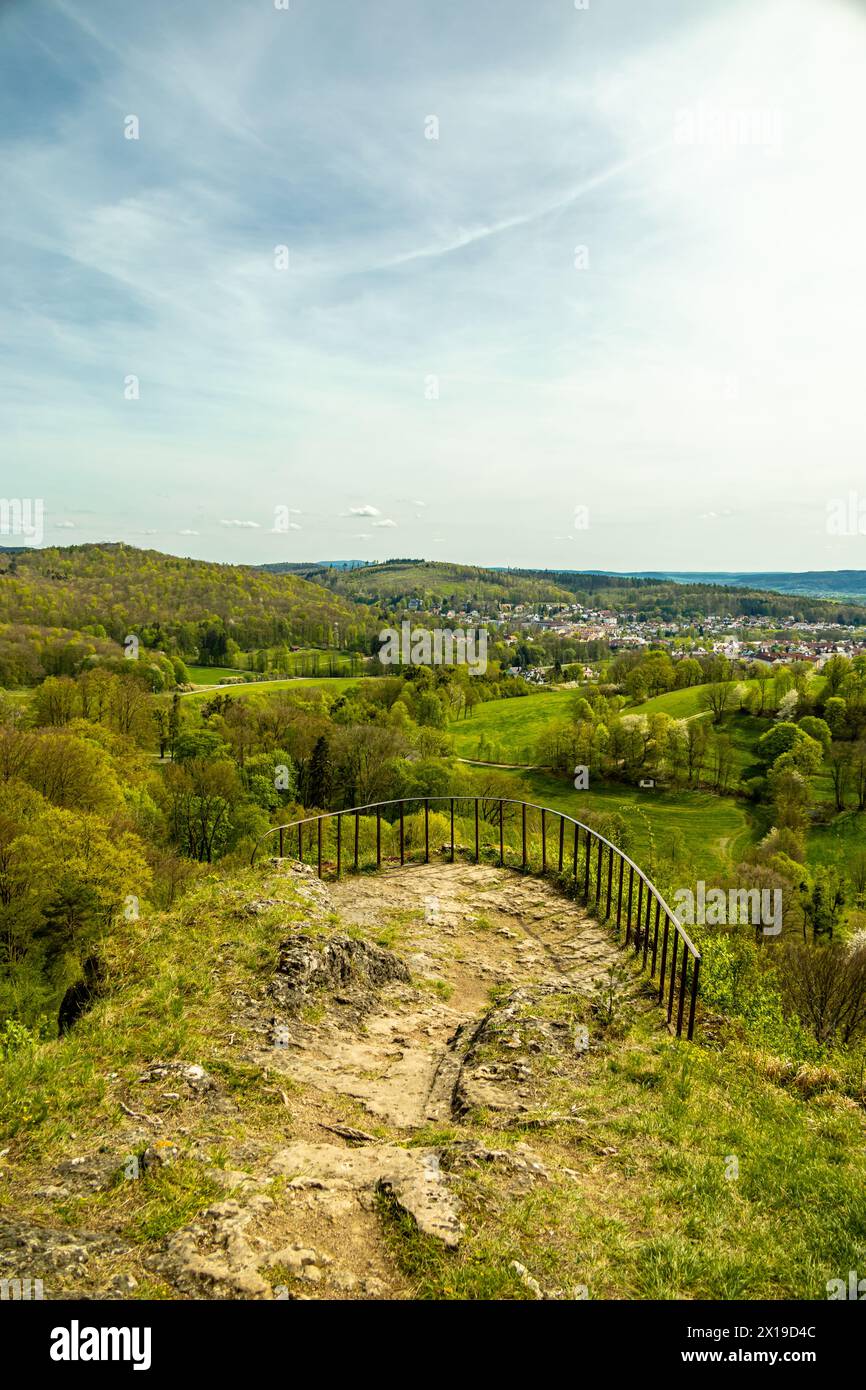 A short hiking tour from Bad Liebenstein to the Rennsteig, including ...