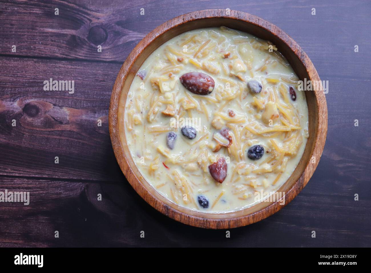 Sheer khurma, Semiya Kheer, Vermicelli Khir or kheer payasam garnished ...
