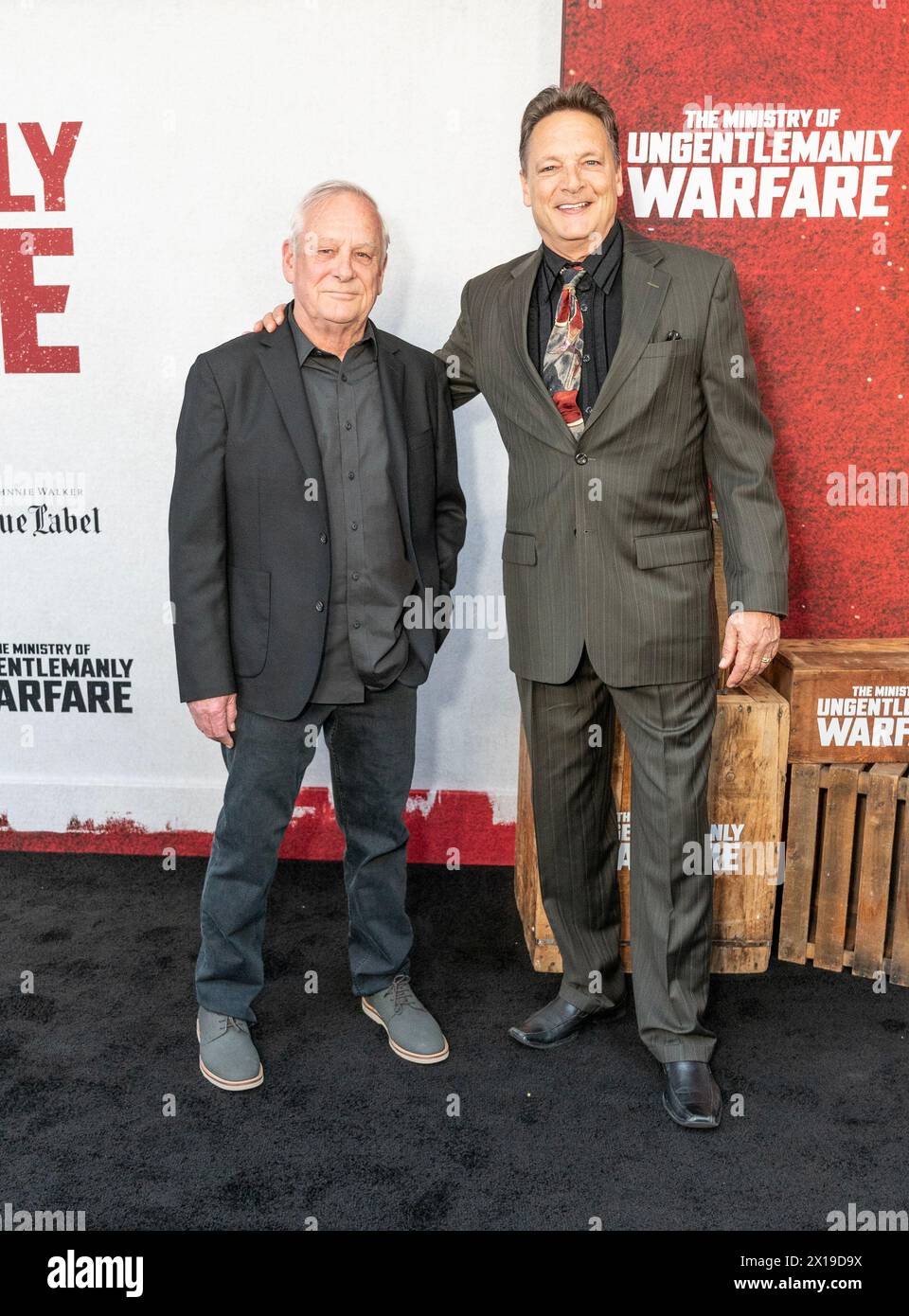 New York, USA. 15th Apr, 2024. Eric Johnson and Paul Tamasy attend ...