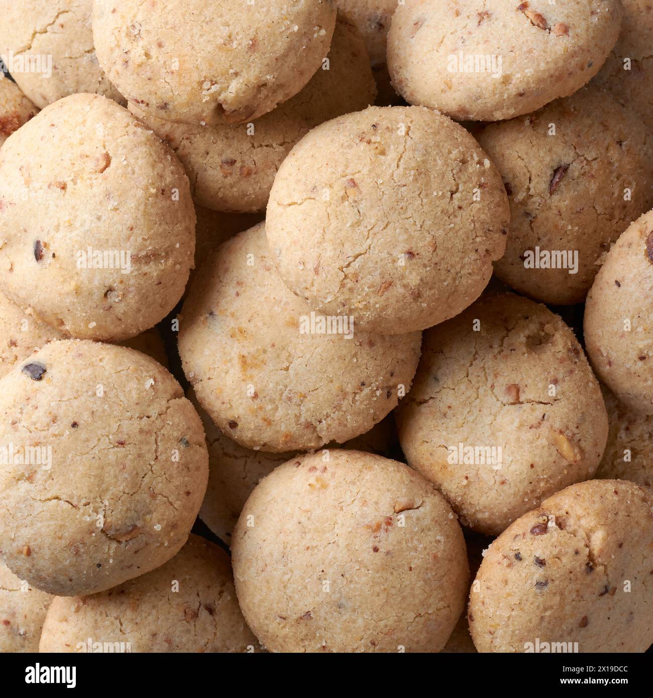 peanut cookies close-up, homemade vegetarian healthy sweet snack treat ...