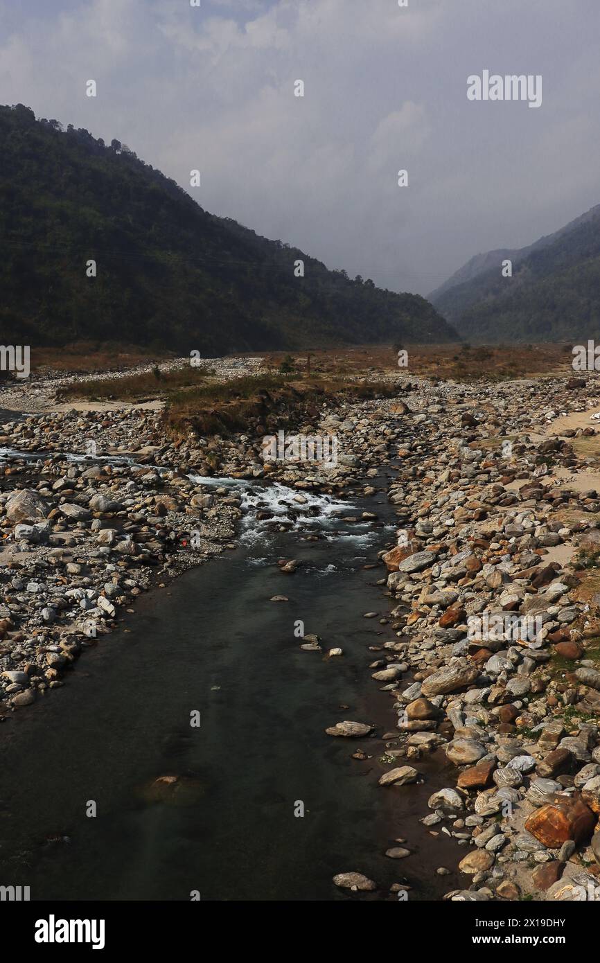terai-dooars region of west bengal at dudhia. beautiful mountain stream ...