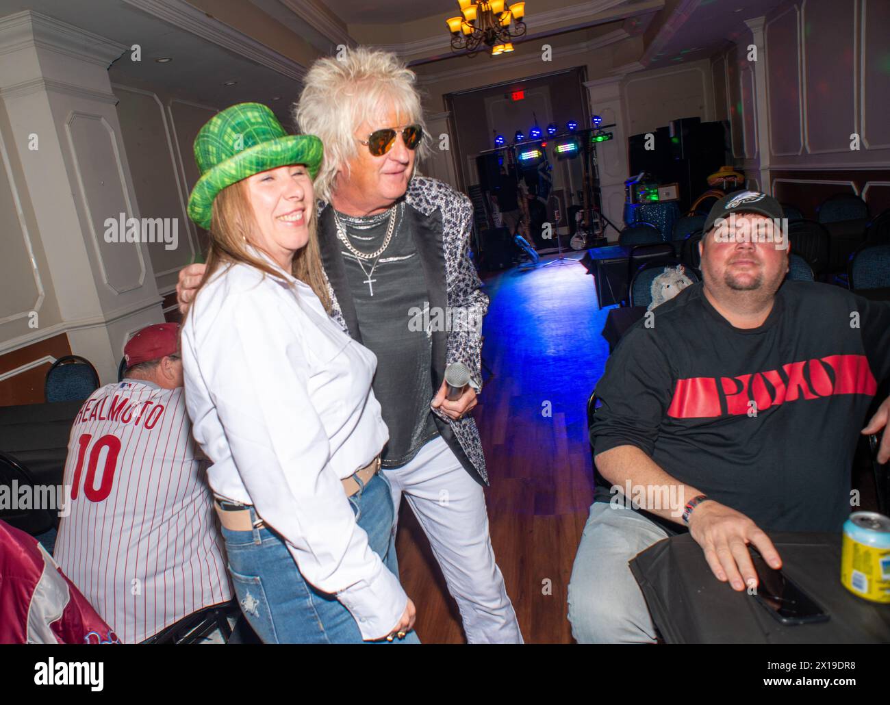 Tommy Edward, AKA Sir Rod, perform’s his Rod Stewart Tribute Show ...