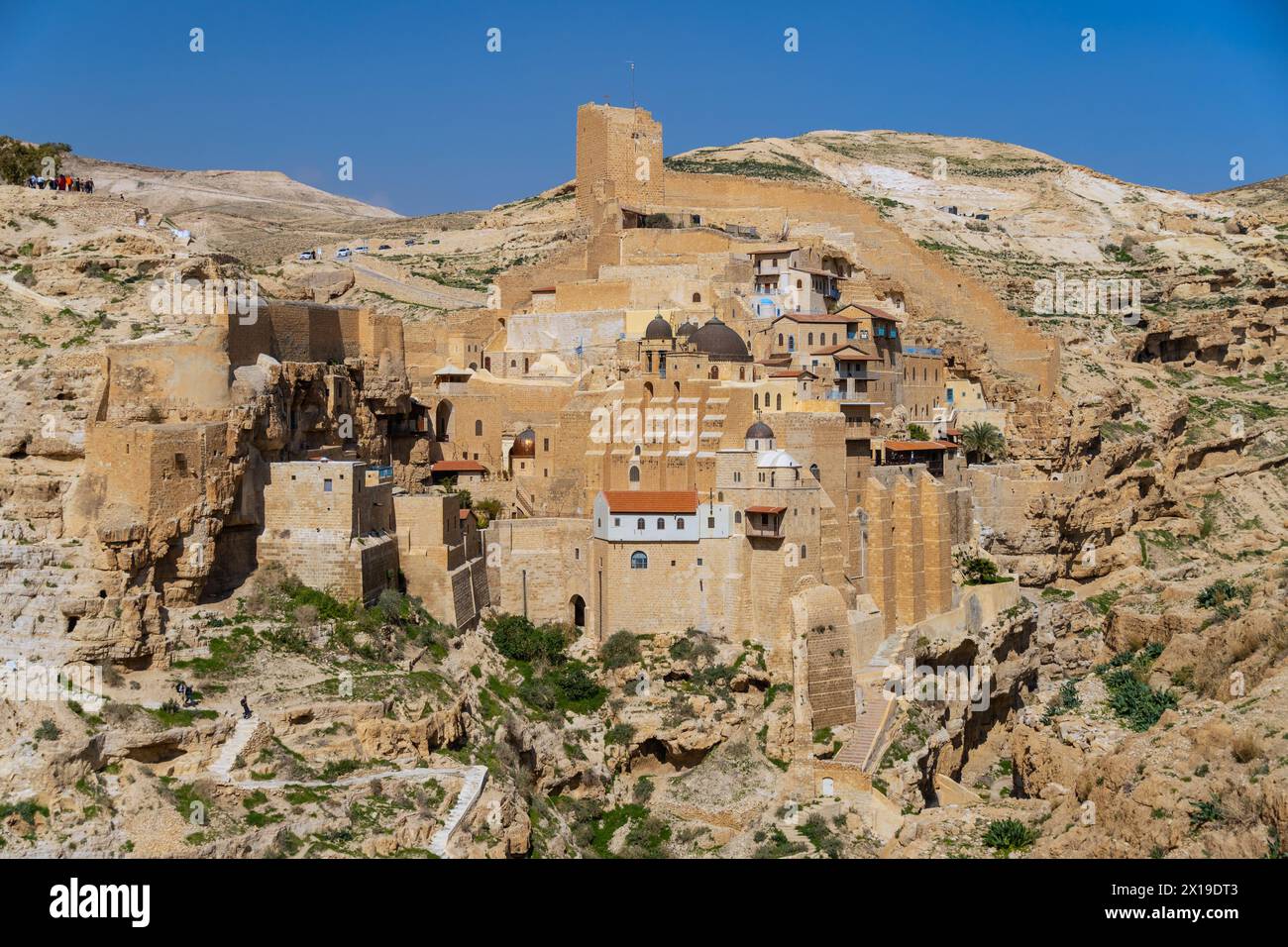 Bethlehem, Palestine: The Greek Orthodox Mar Saba monastery in the ...