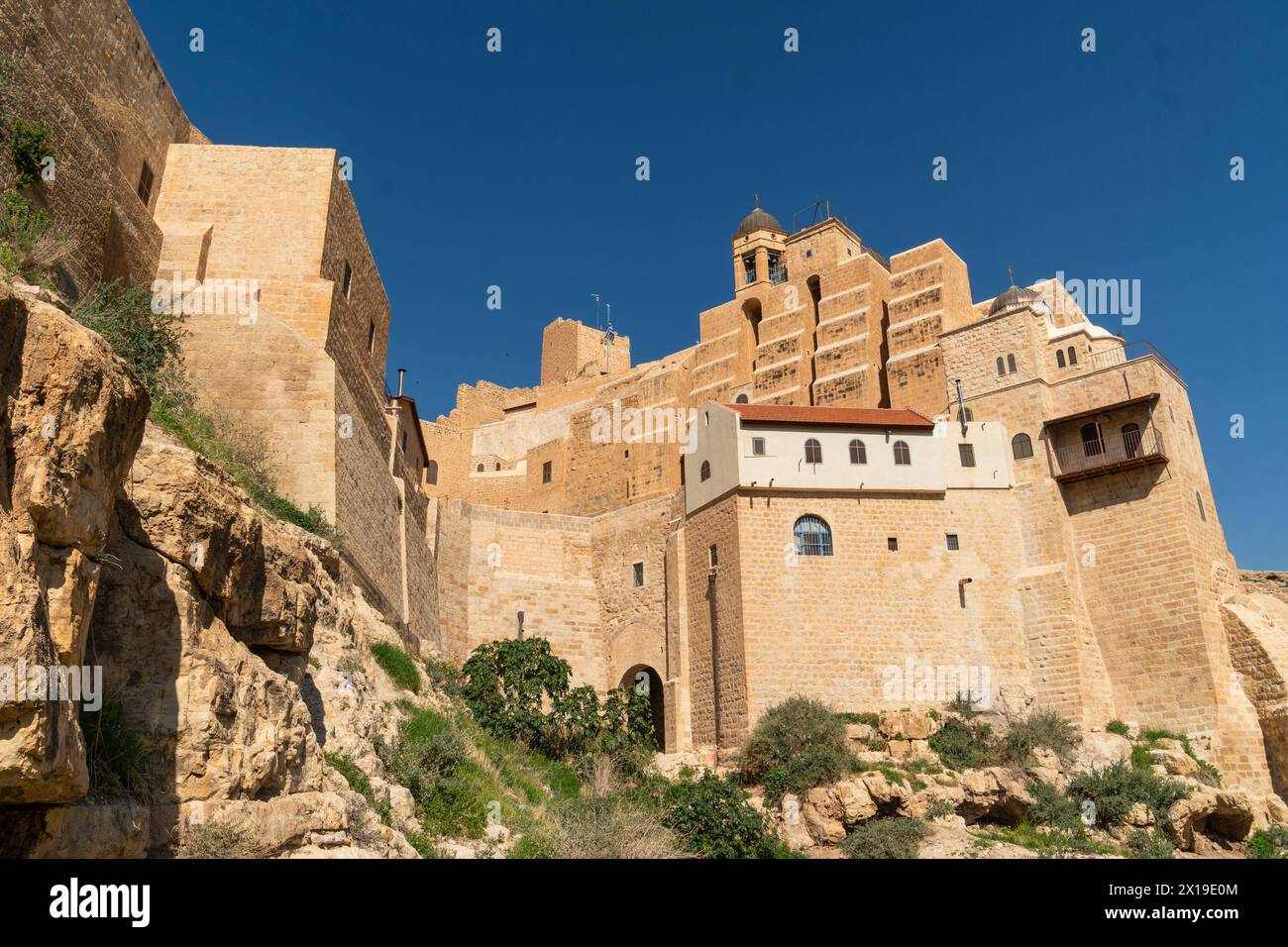 Bethlehem, Palestine: The Greek Orthodox Mar Saba monastery in the ...