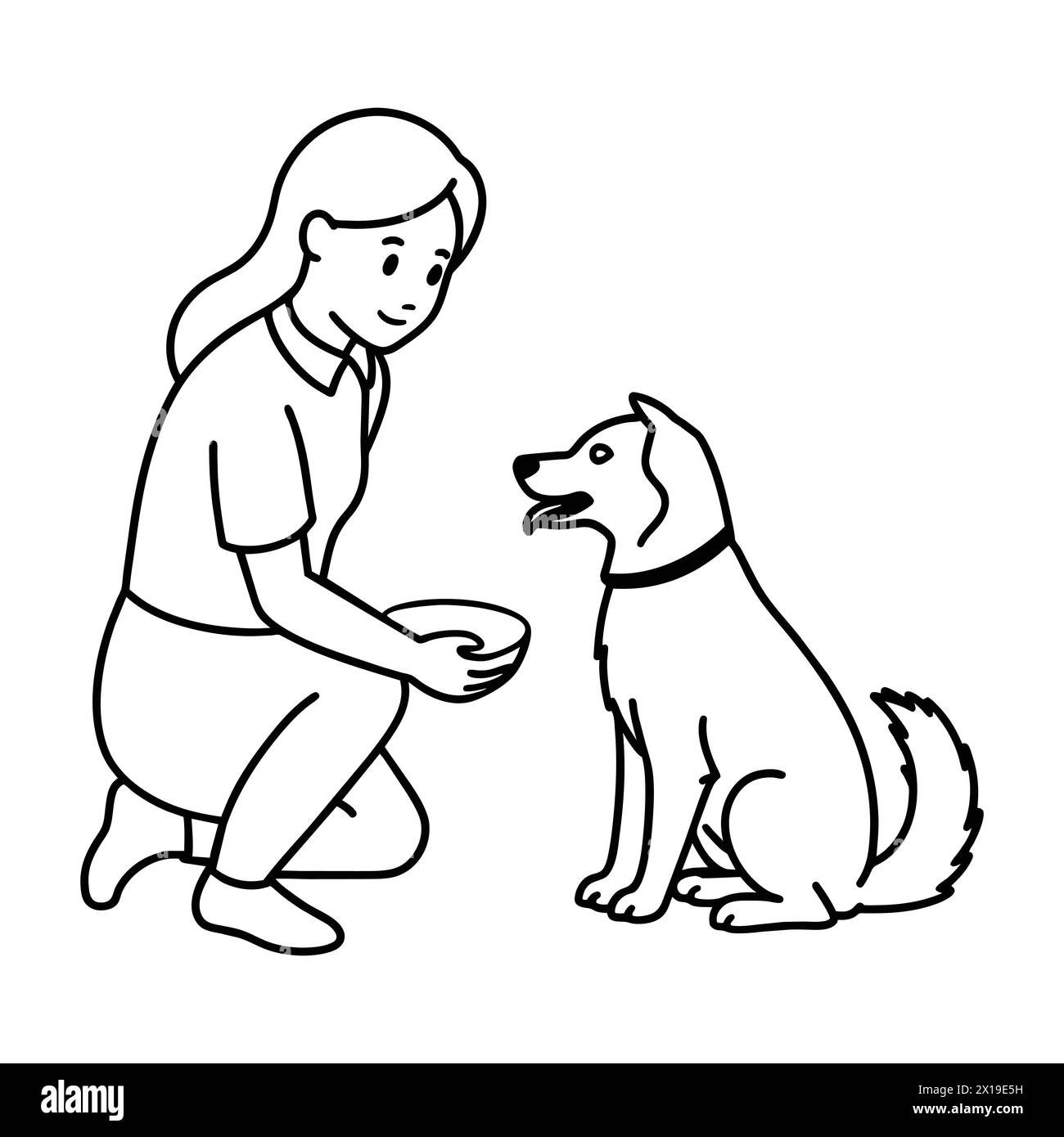 Feeding at Stock Vector Images - Alamy