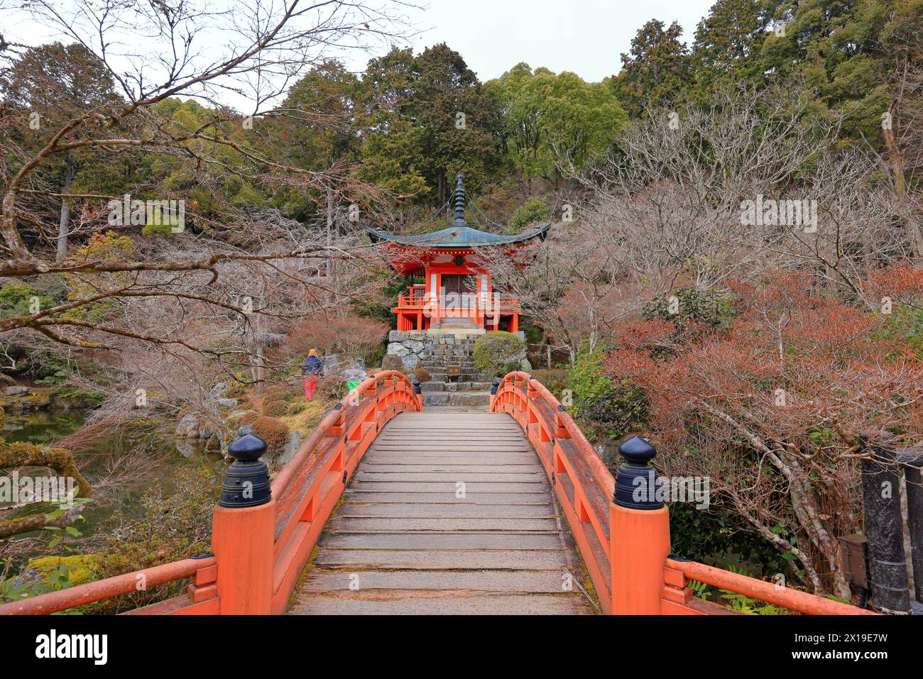 Daigo-ji Temple a Buddhist temple with 5-story pagoda, at ...