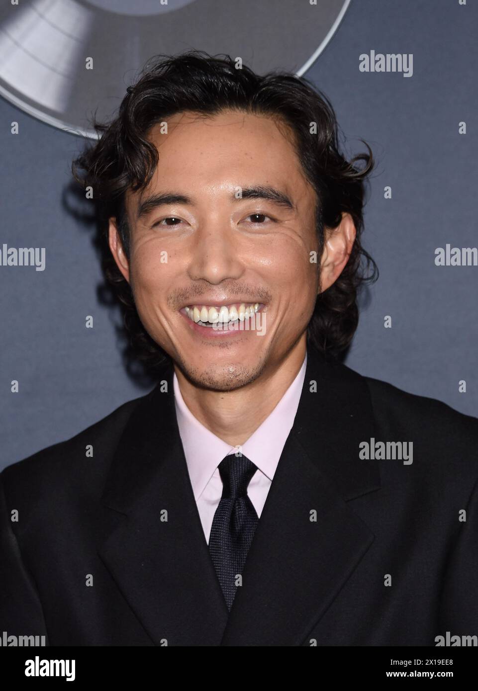 Los Angeles, USA. 15th Apr, 2024. Justin H. Min arriving at Searchlight ...