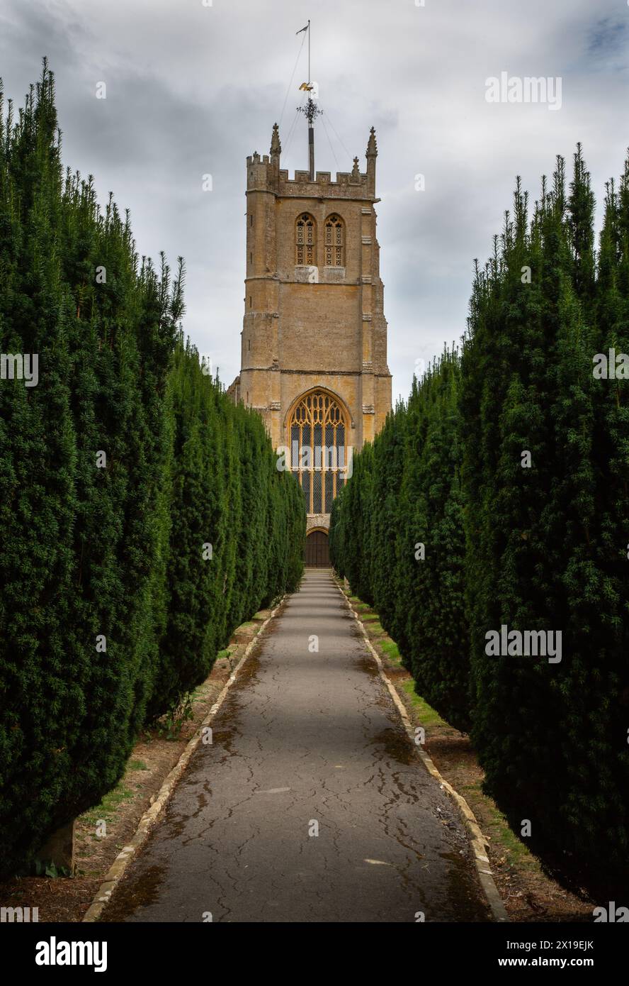 Church of All Saints, Martock Stock Photo - Alamy