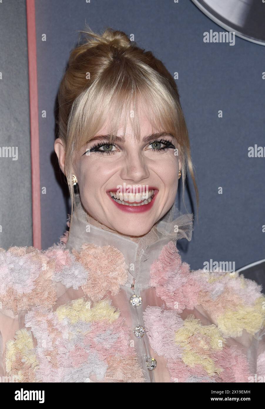 Los Angeles, USA. 15th Apr, 2024. Lucy Boynton arriving at Searchlight ...