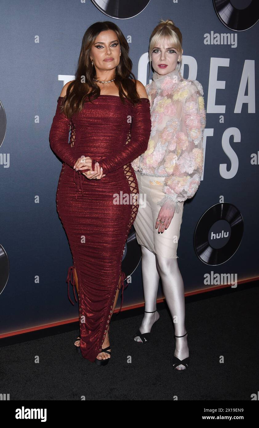 Los Angeles, USA. 15th Apr, 2024. Nelly Furtado and Lucy Boynton ...