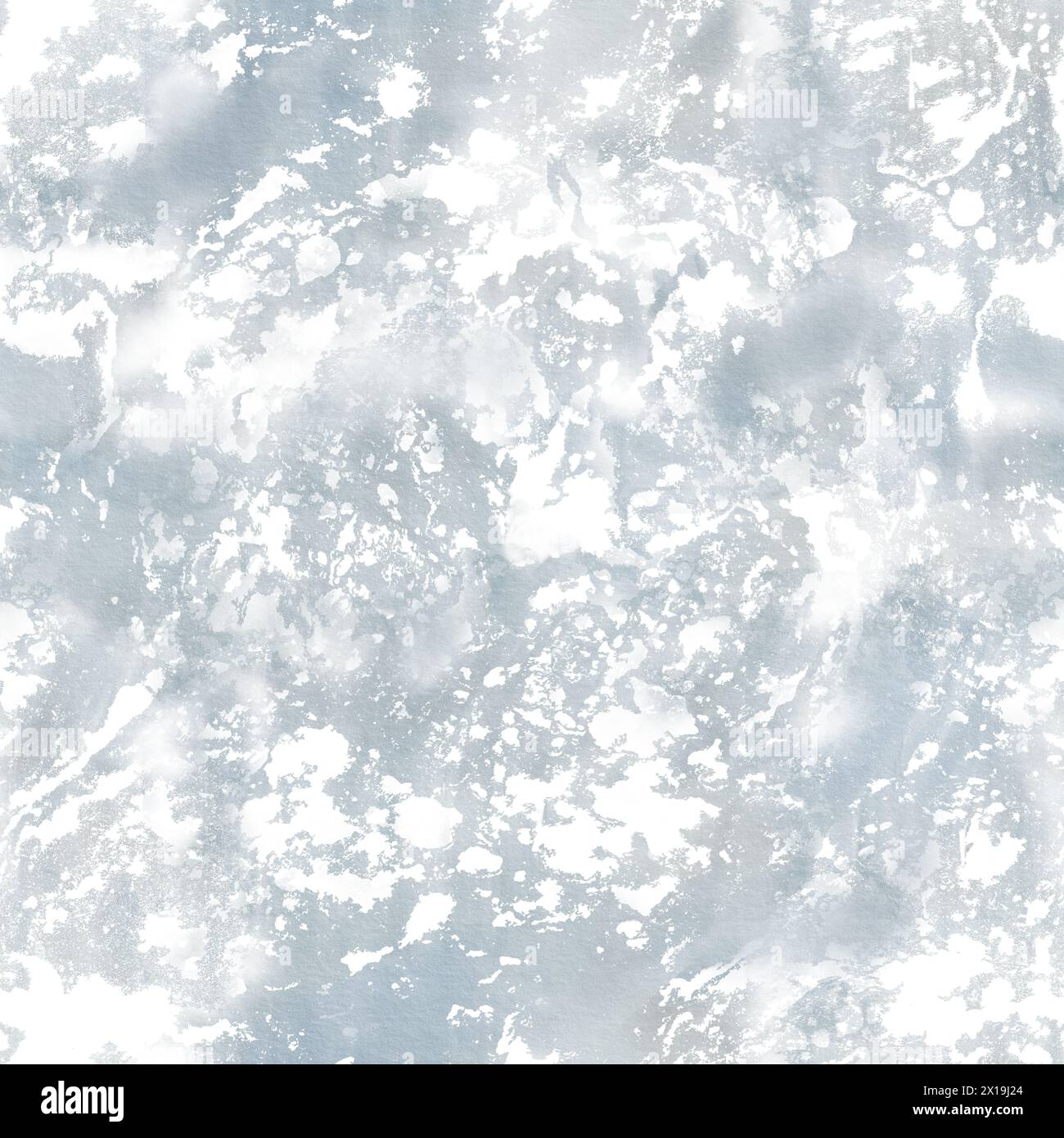 Concrete seamless texture rendered in watercolor in monochromatic blue ...