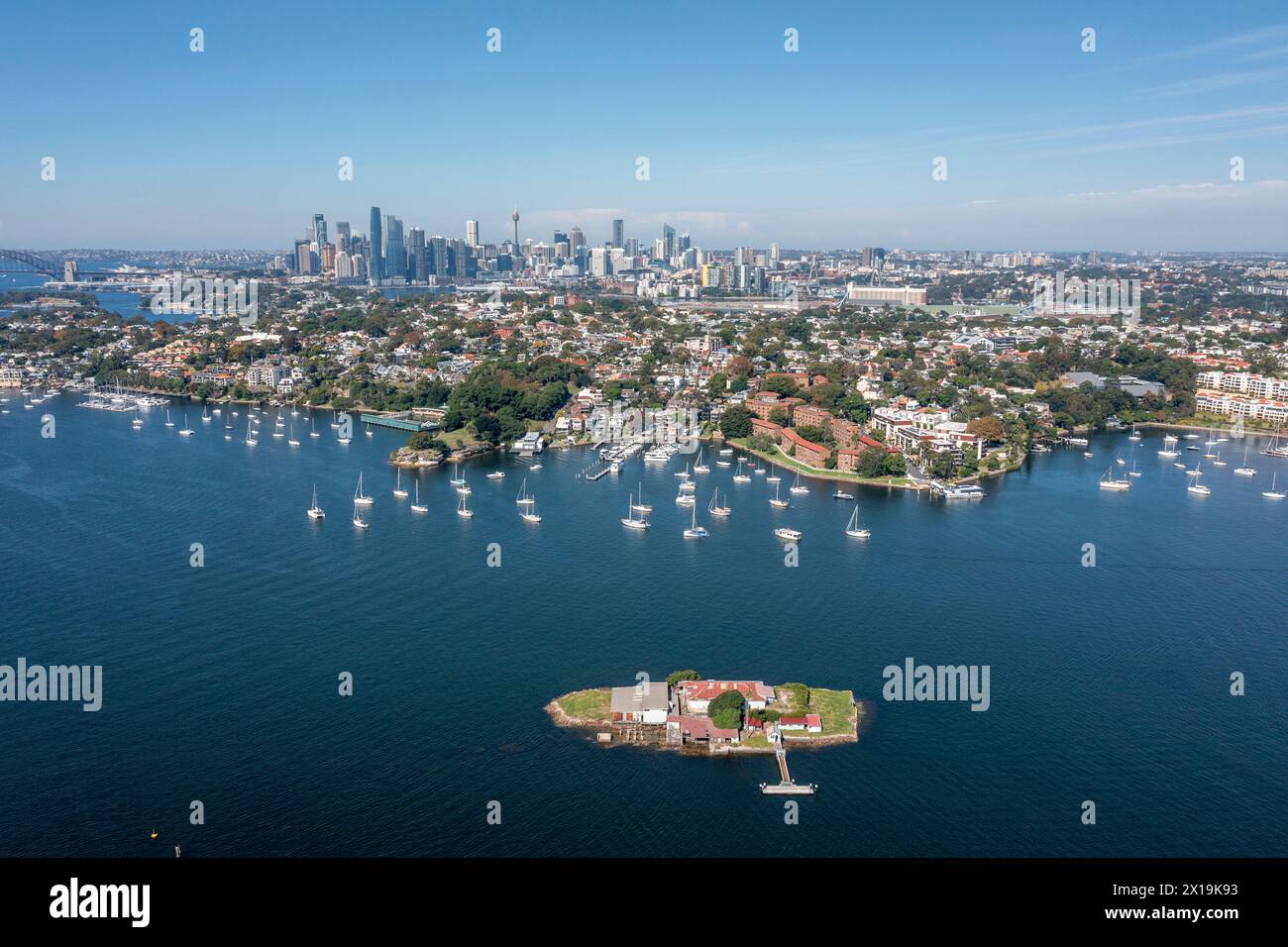 Sydney harbour islands, Snapper island nature reserve is the smallest ...