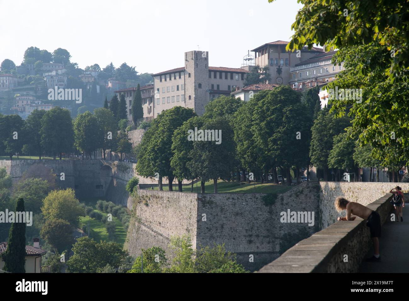 Bergamo santa grata bastion hi-res stock photography and images - Alamy