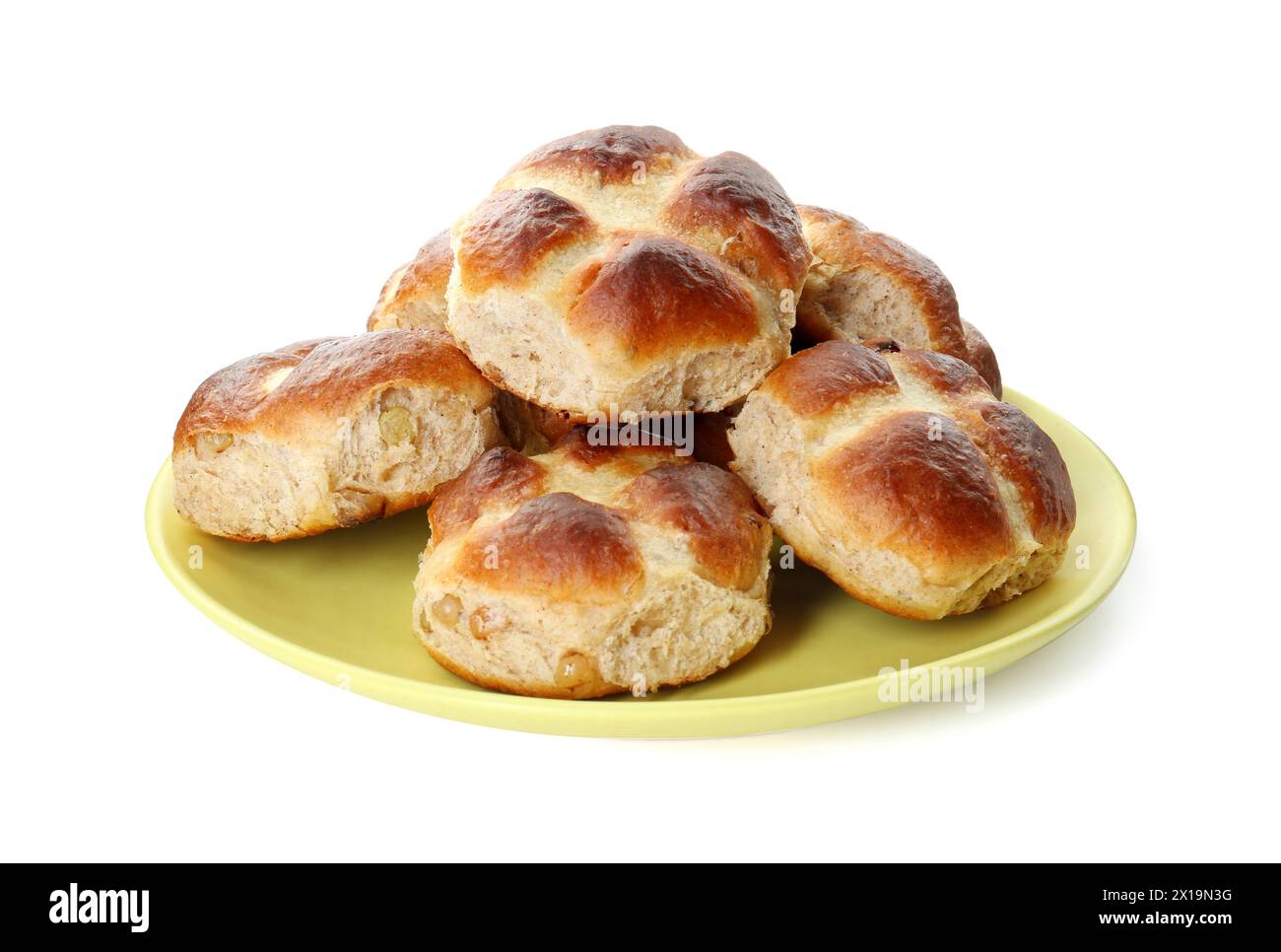Hot cross buns raisins Cut Out Stock Images & Pictures - Alamy