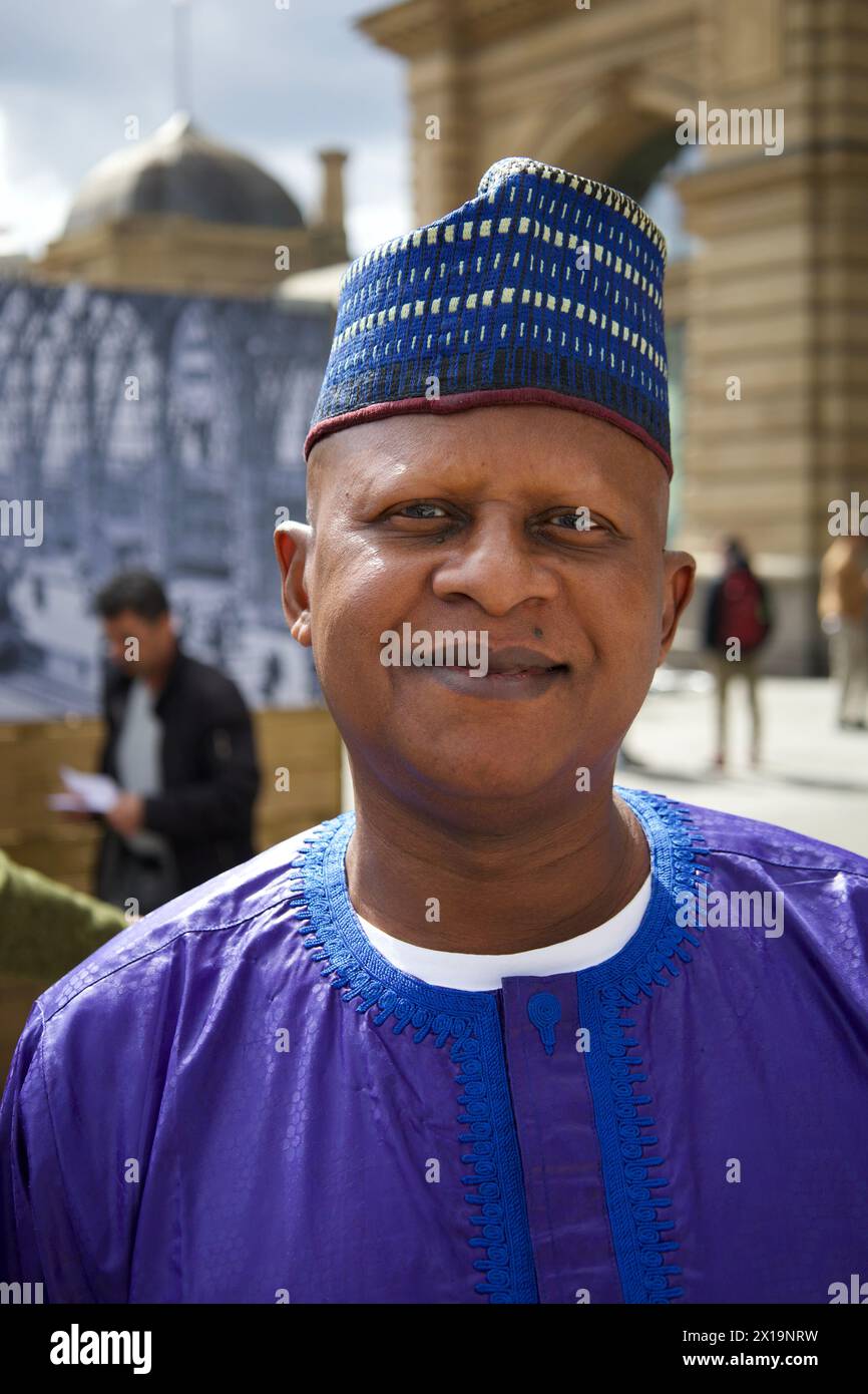 2024 a ghanian muslim man poses for a portrait hi-res stock photography ...