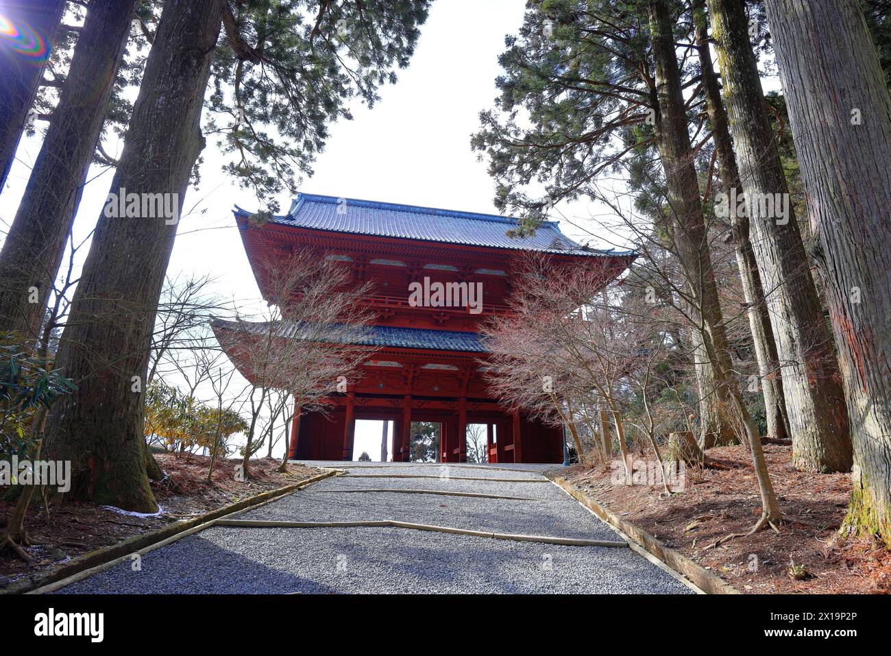 Daimon Gate, the gateway to Mt. Koya, was built in the 11th century at ...