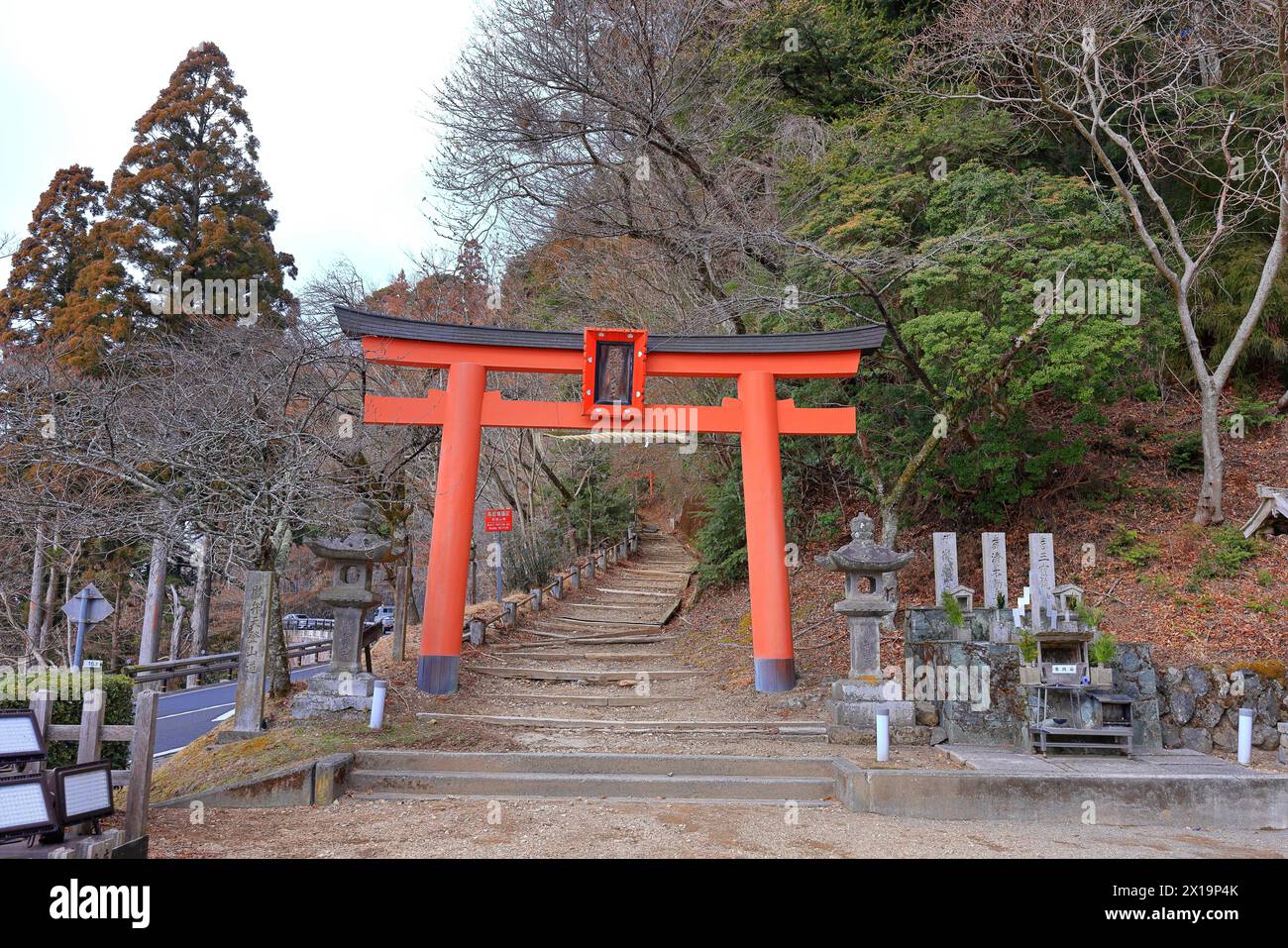 Daimon Gate, the gateway to Mt. Koya, was built in the 11th century at ...