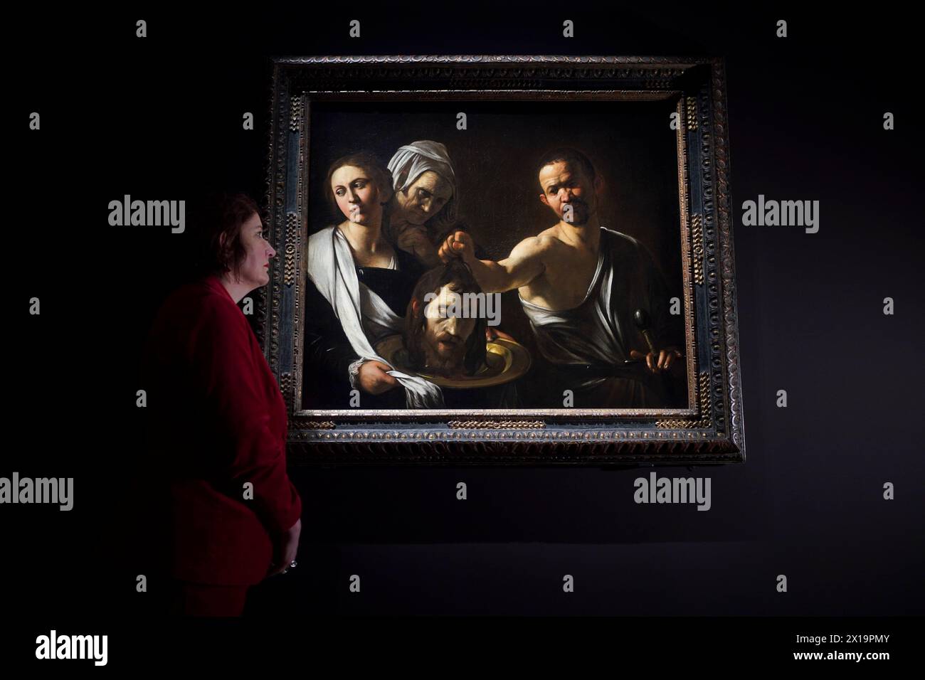 Salome receives the Head of John the Baptist (1609-10) on display ...