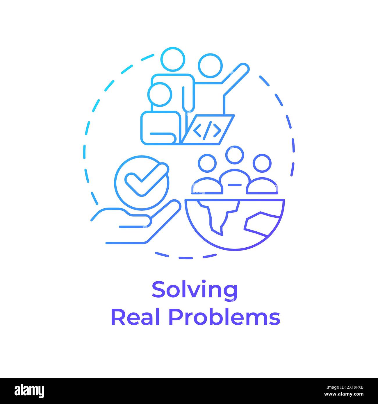 Social Problem Solving Image Stock Vector Images Alamy
