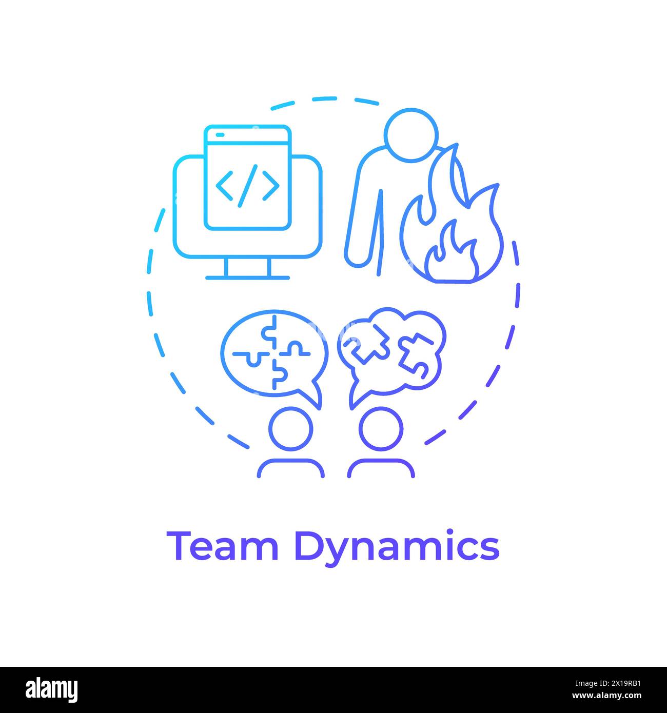 Conflict dynamics Stock Vector Images - Alamy