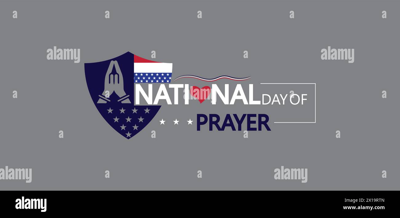 National Day of Prayer A Visual Masterpiece Stock Vector Image & Art ...