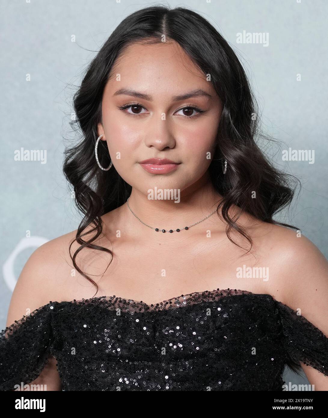 Los Angeles, USA. 15th Apr, 2024. Isabella Leon arrives at the Hulu's UNDER THE BRIDGE Los ...