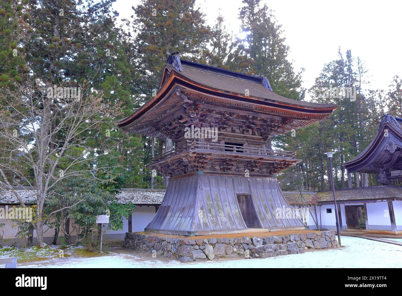 Daimon Gate, the gateway to Mt. Koya, was built in the 11th century at ...