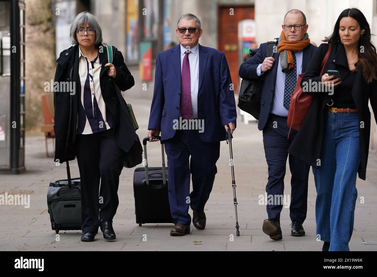 David Miller (second from left), the former managing director of Post ...