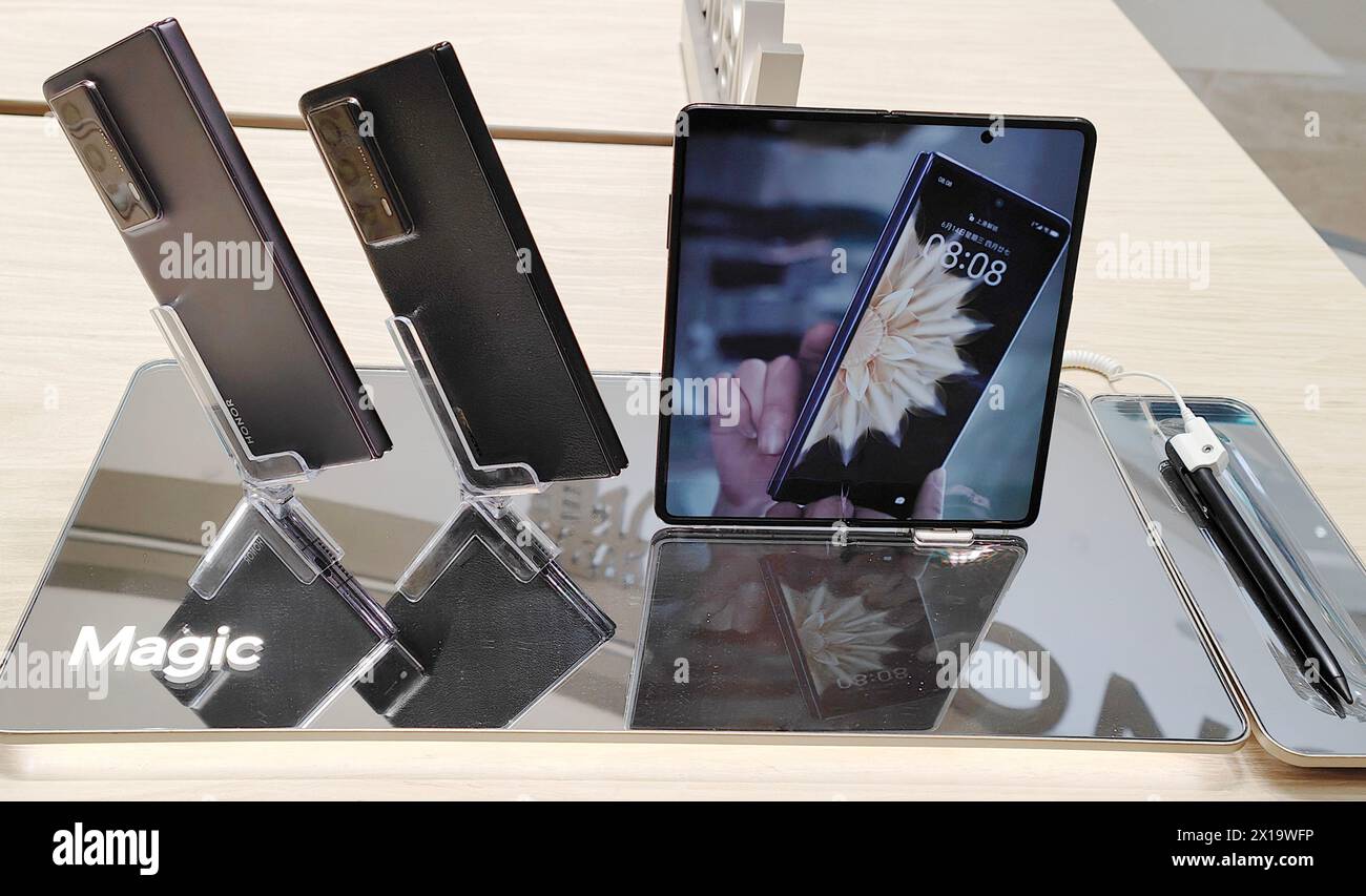 SHANGHAI, CHINA - MARCH 26, 2024 - The Magic series of smartphones and ...