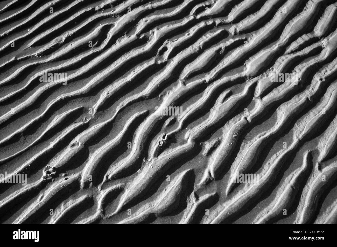 Shapes and patterns in the sand Stock Photo - Alamy