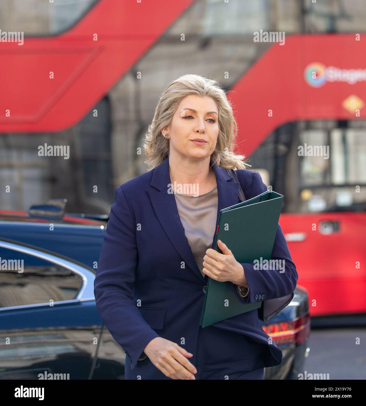 London, UK. 16th Apr 2024 Penny Mordaunt MP, Leader of the House of ...
