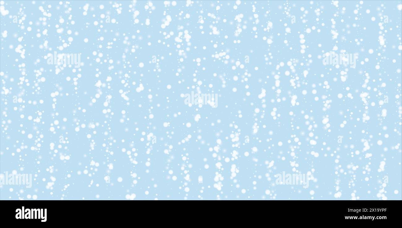 Magic falling snow christmas background. Subtle flying snow flakes and ...