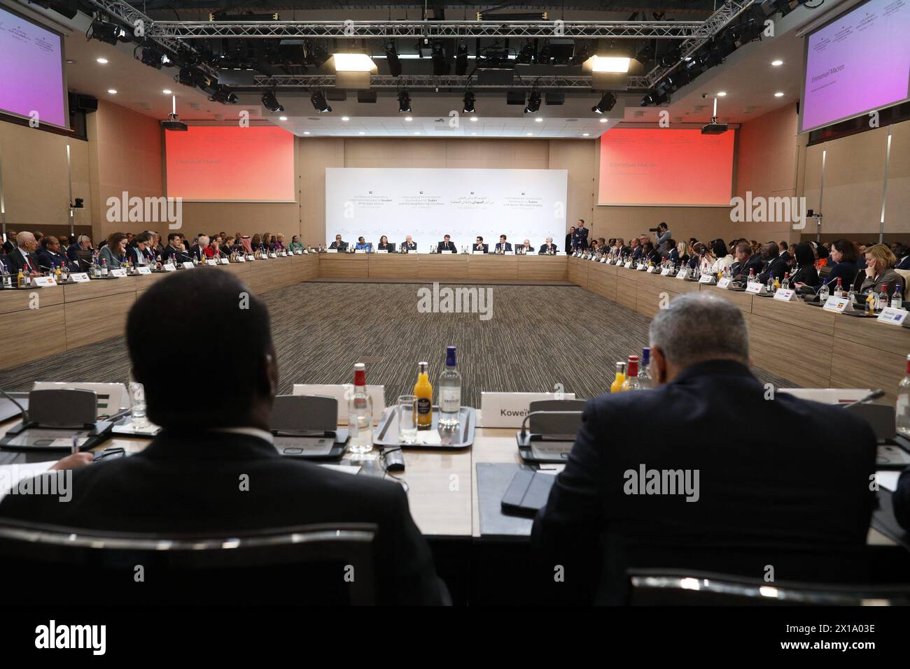 Paris, France. 15th Apr, 2024. @ Pool/ Stephane Lemouton /Maxppp ...