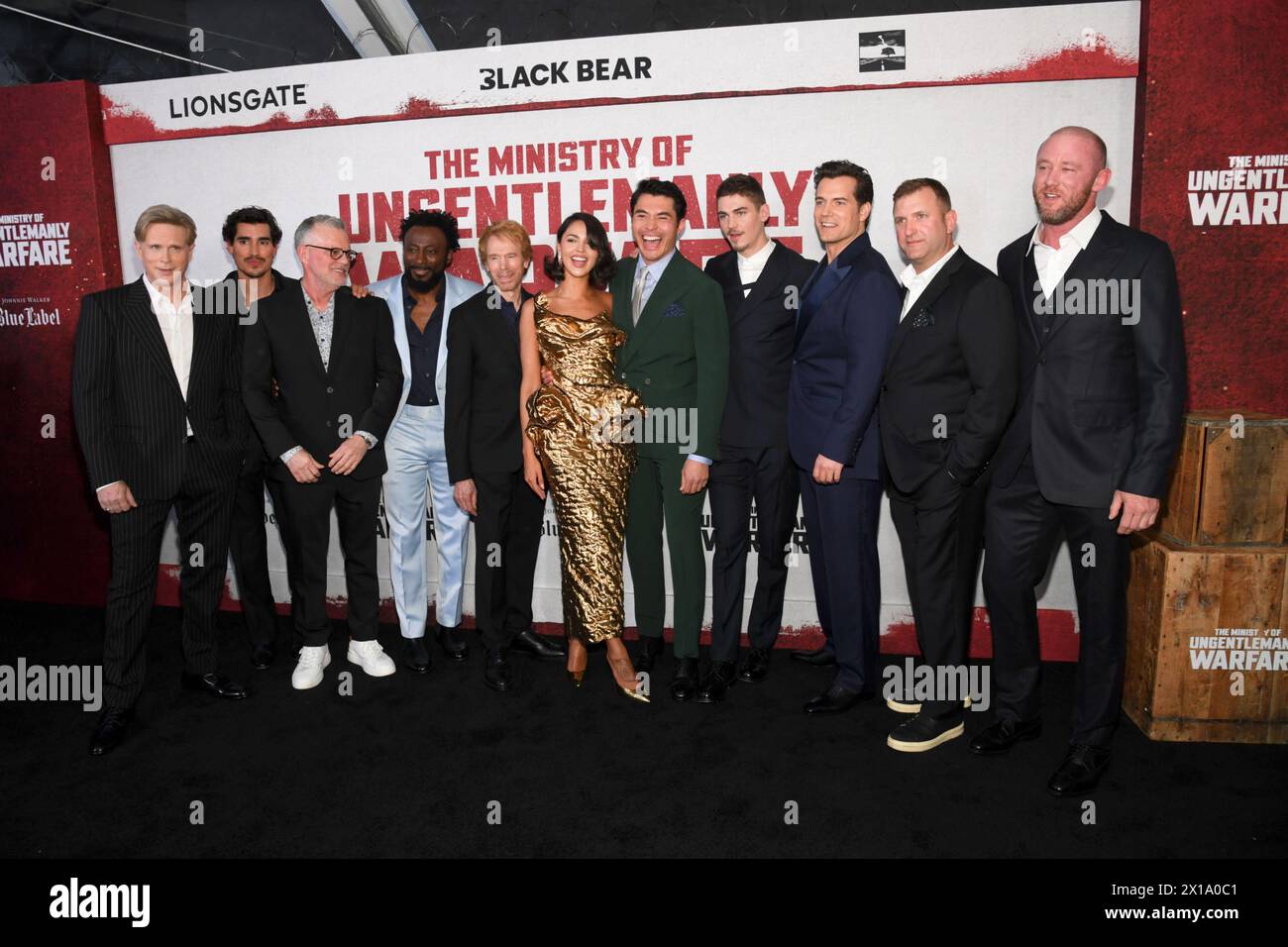 New York, USA. 15th Apr, 2024. Cary Elwes, Henry Zaga, Chad Oman, Babs ...