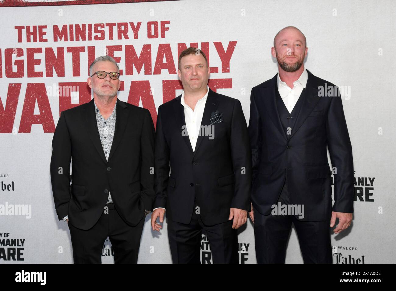 New York, USA. 15th Apr, 2024. Chad Oman, John Friedberg and Ivan ...