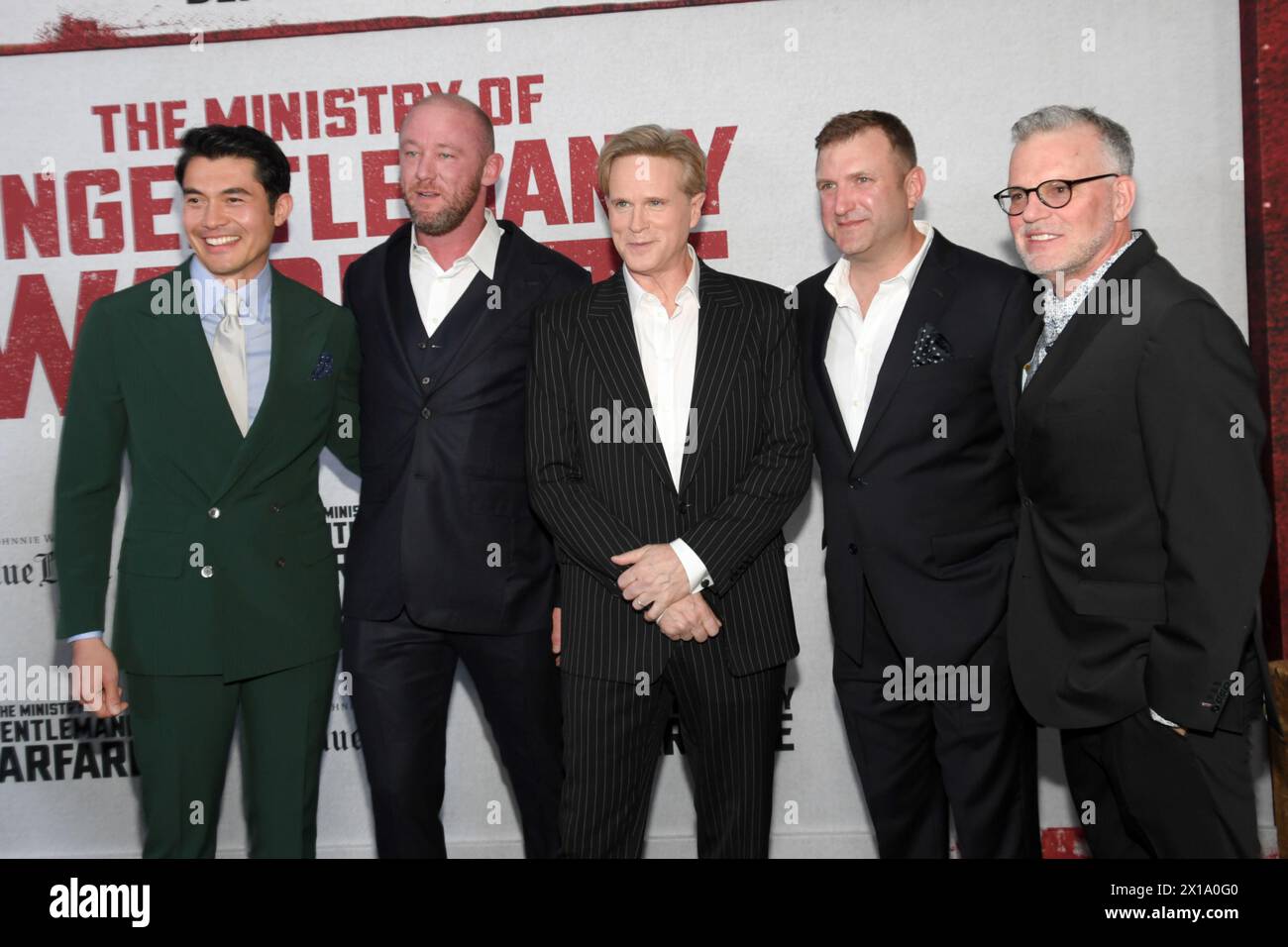 New York, USA. 15th Apr, 2024. Henry Golding, Ivan Atkinson, Cary Elwes ...