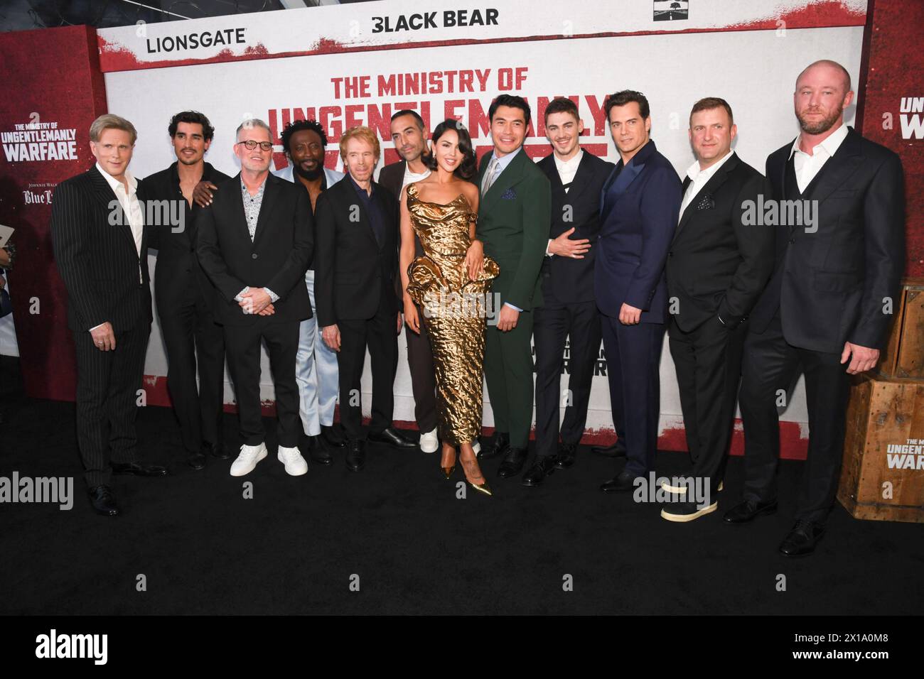 New York, USA. 15th Apr, 2024. Cary Elwes, Henry Zaga, Chad Oman, Babs ...