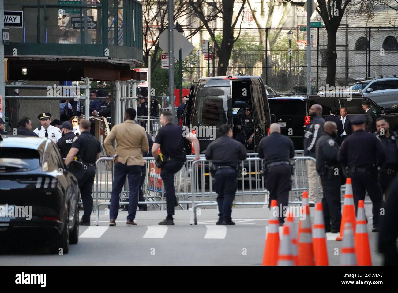 New York, United States. 14th Apr, 2024. Donald Trump Criminal Trial ...