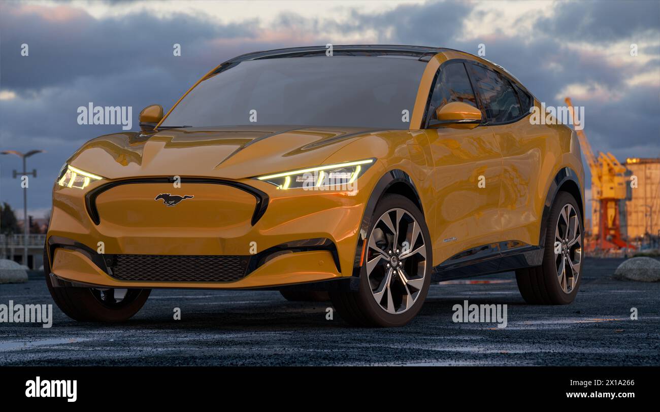 Ford Mustang Mach-E 4 Stock Photo - Alamy
