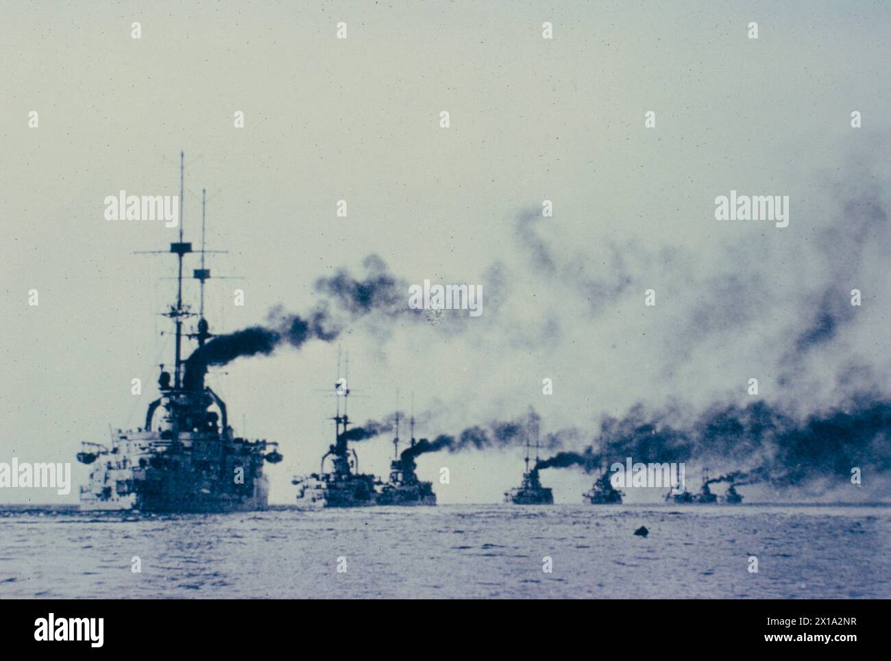 The German High Seas Fleet in the North Sea, 1916 Stock Photo - Alamy