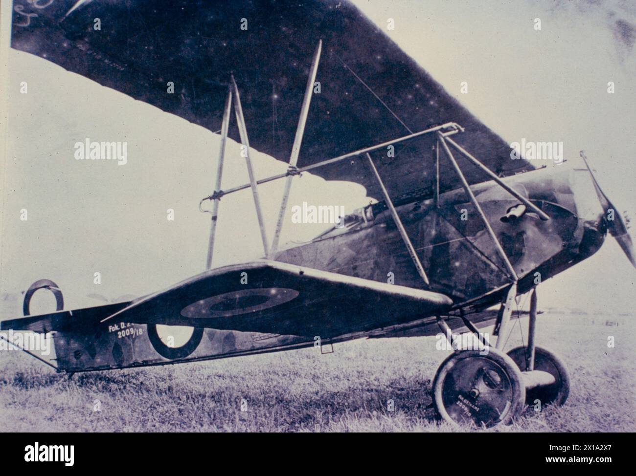 German Fokker airplane, WW1 1916 Stock Photo - Alamy